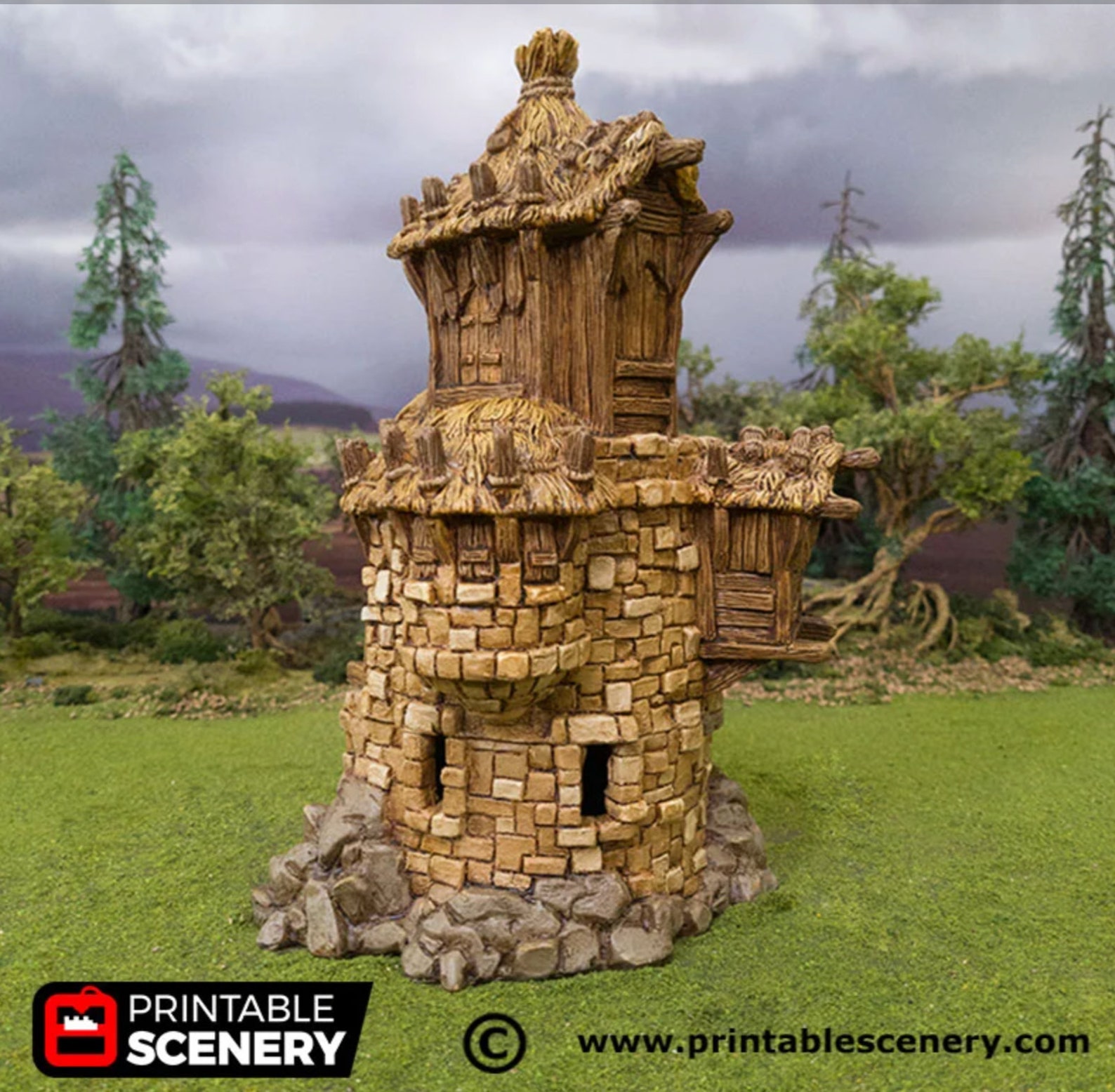 Dnd Hagglethorn Hollow Barracks Tabletop Scatter Terrain RPG - Etsy