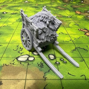 Dnd Haystack and Cart Field Wheat Crop Tudor Farmer Farm King and ...