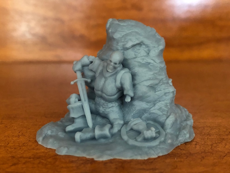 Dnd Resin Long Dead Adventurer NCP Corpse Skeleton Bones Remains ...