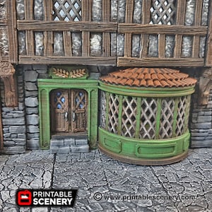 Dnd Terrace Shop Front Store Facade for Village Town Townsfolk Scatter ...