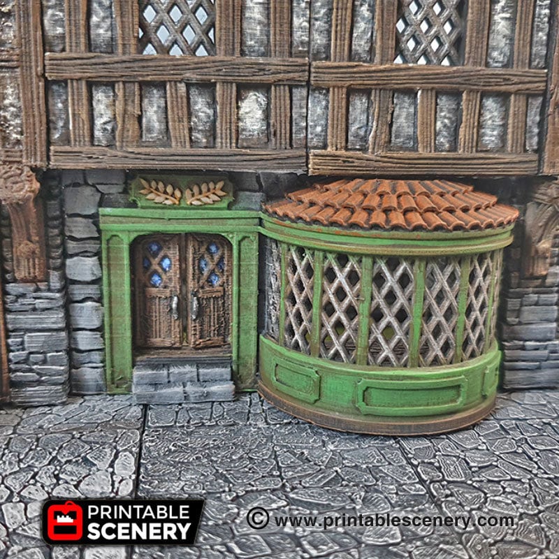 Dnd Terrace Shop Front Store Facade for Village Town Townsfolk Scatter ...