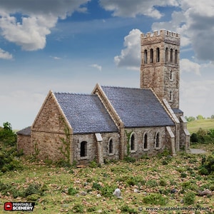 Dnd Norman Stone Church Medieval Chapel Country and King Castle Village ...