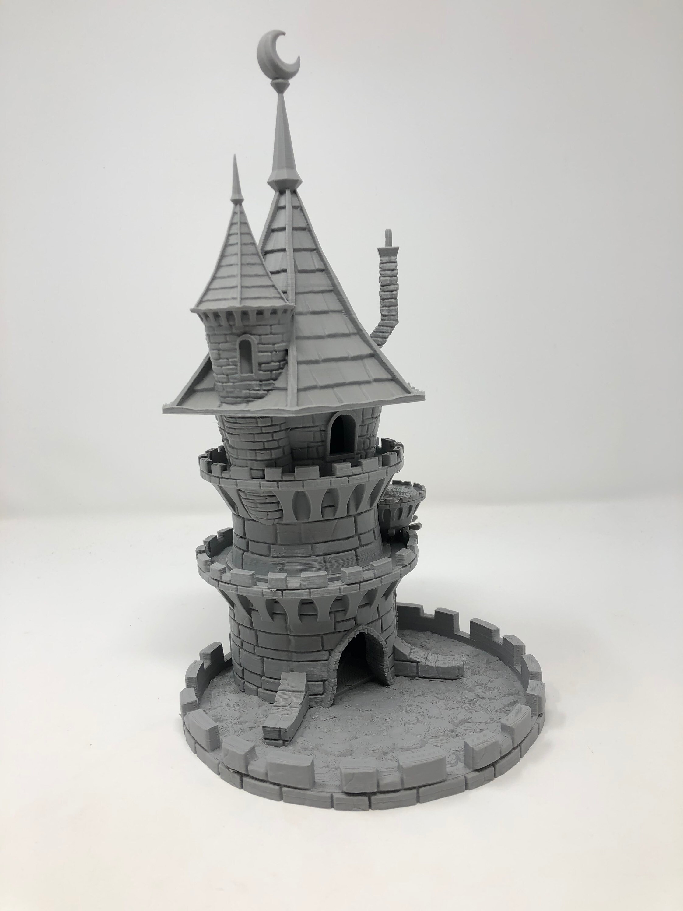 Dnd Wizard Tower Dice Catcher Tabletop Scatter Terrain RPG | Etsy