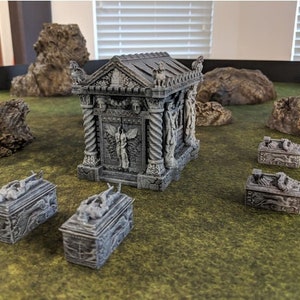 Dnd Tomb Entrance Mausoleum Cemetery Graveyard Burial Grounds - 28mm ...