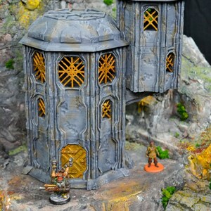 Dnd Dwarven House With Tower Dwarf Design City Buildings Tabletop ...