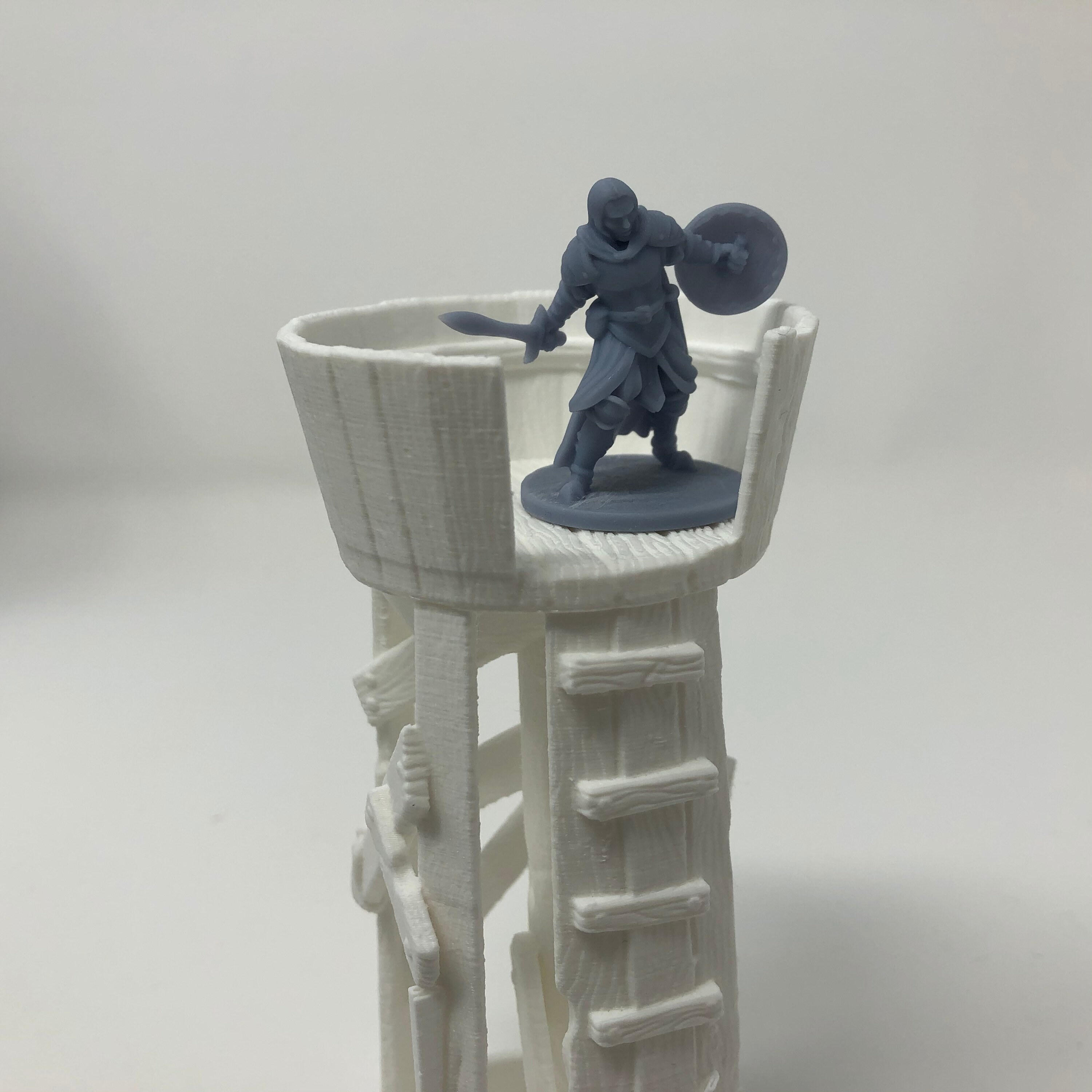 Dnd Wooden Watchtower Lookout Sentry Guard Post Tower Tabletop - Etsy