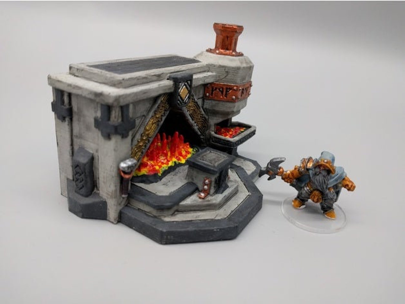 Dnd Dwarf Dwarven Forge Blacksmith Shop Weapons and Armor - Etsy