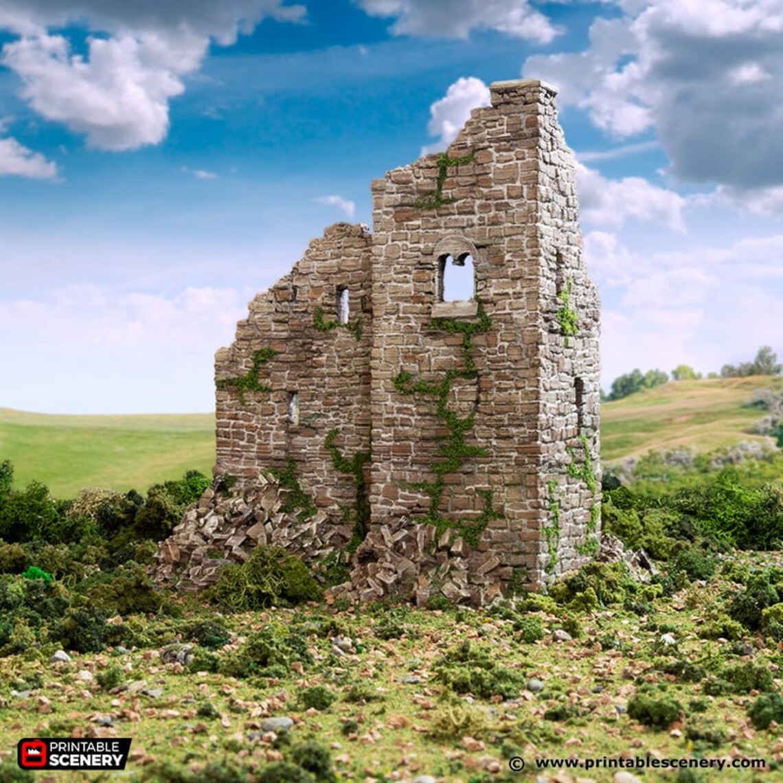 Dnd Norman Stone Fort Medieval Fortress Walls From King and Country ...