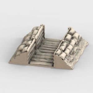 Dnd WWII Trenches Urban Tabletop Scatter Terrain RPG D&D Dungeons and ...