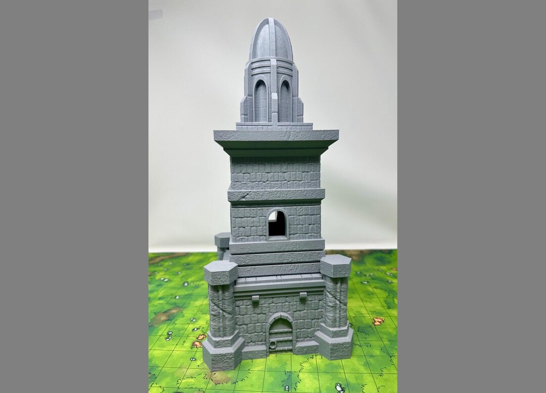 Dnd Modular Tower Sentry Guard Watchtower Version C Medieval Tabletop ...