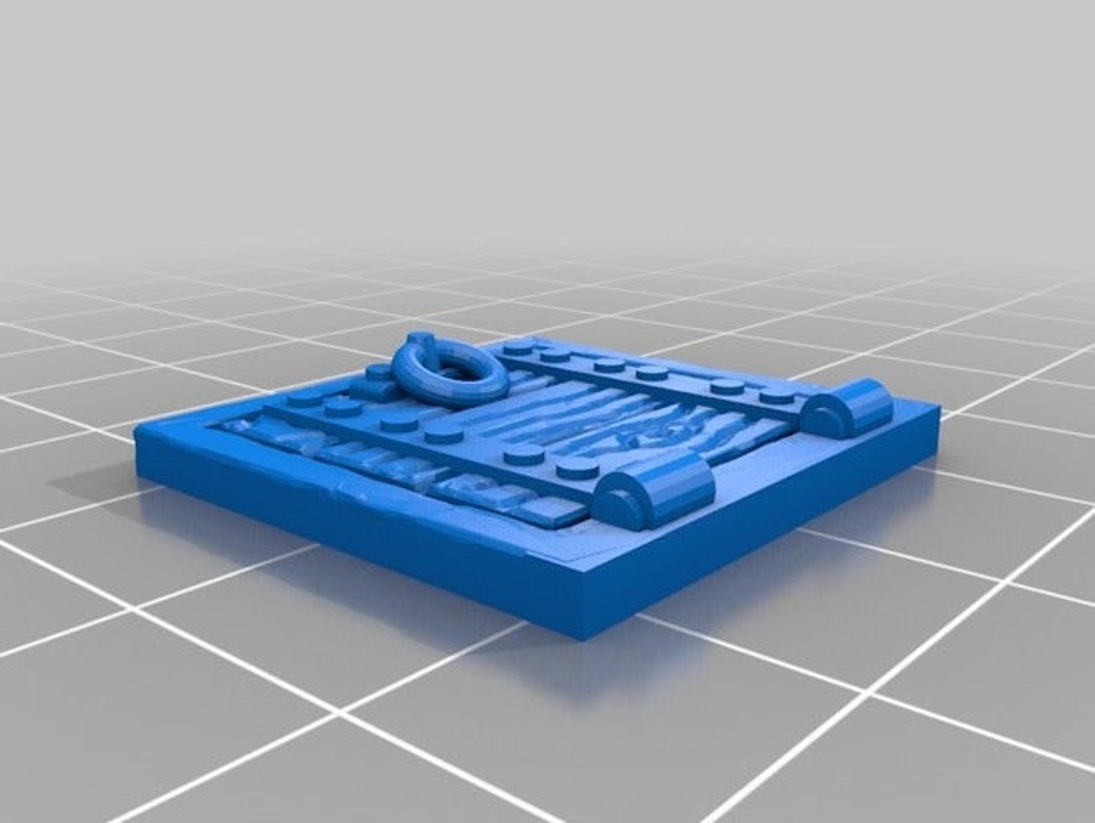Dnd Trap Door Set- Floor Hatch Hidden Entrance Secret Passage Tabletop ...