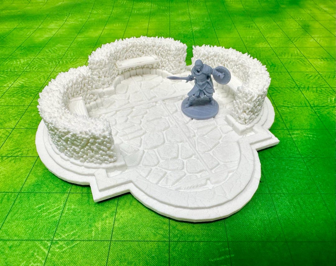 Dnd Small Medieval Plaza Garden Benches Town Center Town Square Village ...