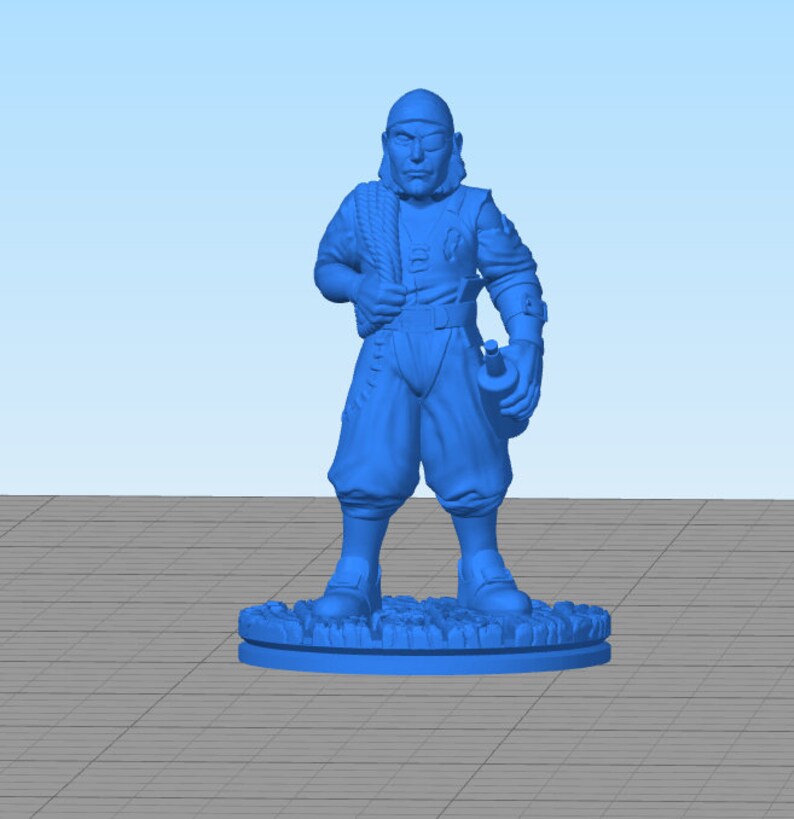 Dnd Pirate Crewman With Rum D and D Miniatures RPG D&D Dungeons and ...