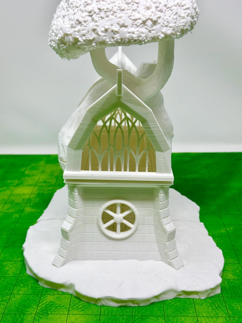 Dnd Small Elven Elf House - 28mm Tabletop Miniature Village Tabletop ...