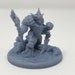 Dnd Sahuagin Deep Devil Baron Sea Warrior 28mm Resin Miniature RPG D&D ...