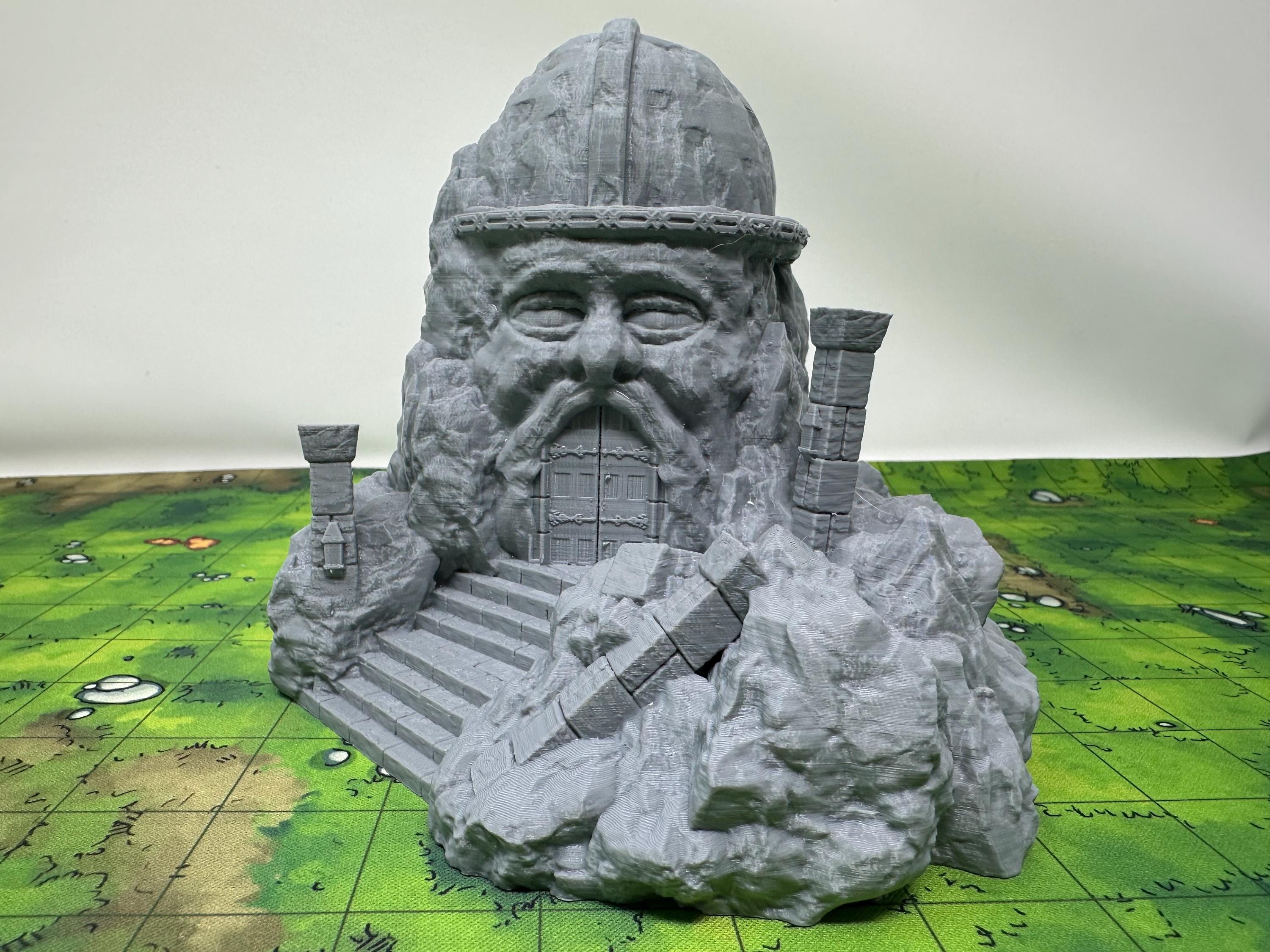 Dnd Dwarven Mine Entrance Dwarf Mountain City Gate Hidden City Tabletop ...