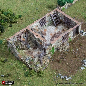 Dnd Ruined Hollyhock Cottage Medieval House From King and Country ...