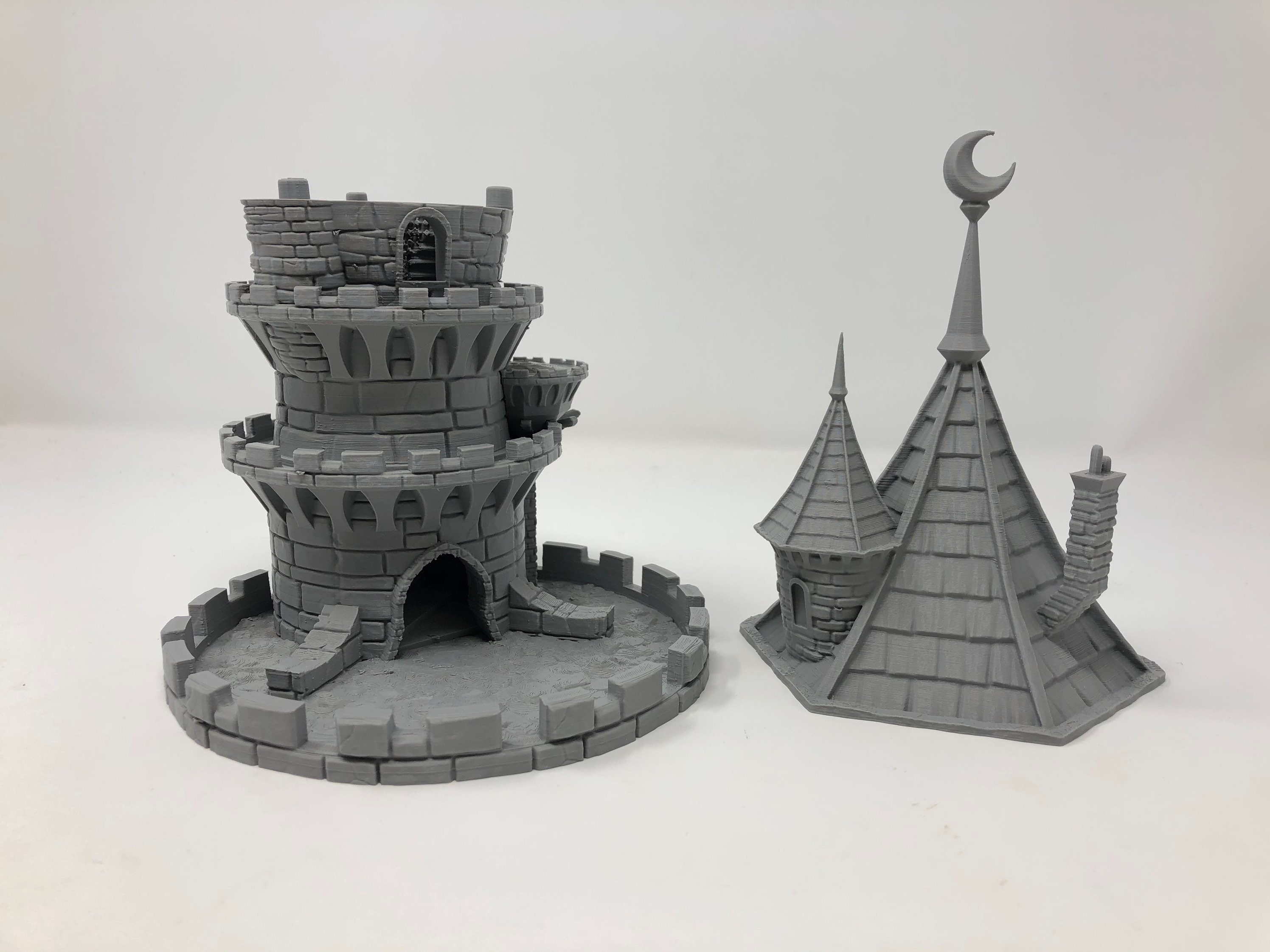 Dnd Wizard Tower Dice Catcher Tabletop Scatter Terrain RPG | Etsy