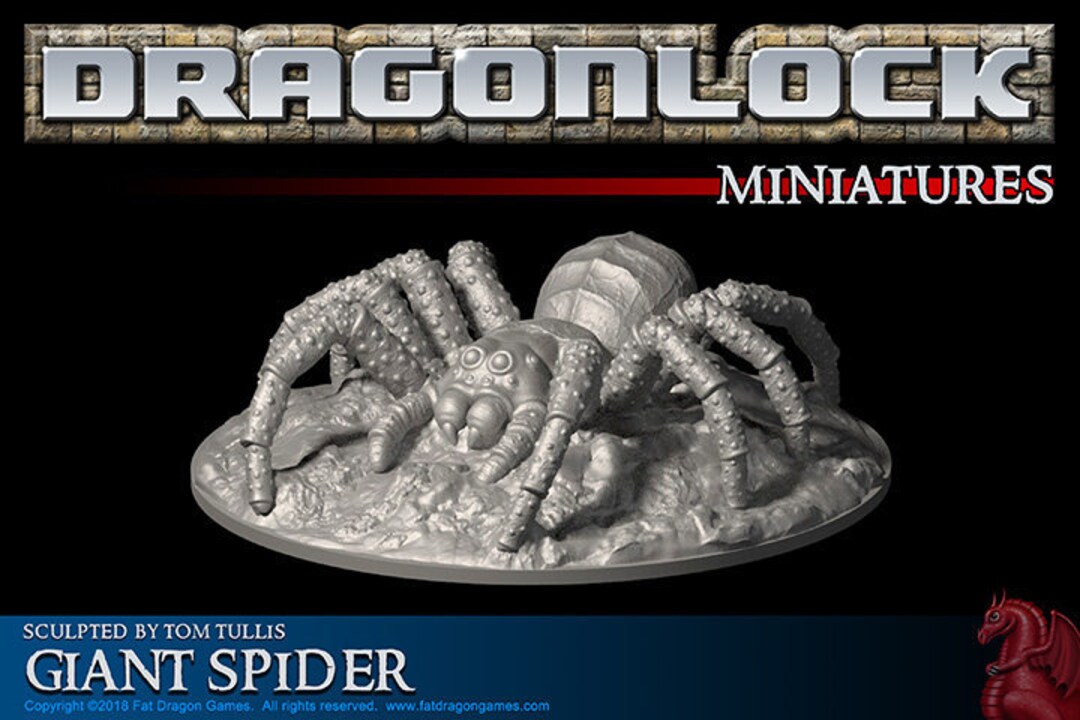 Dnd Giant Spider Queen Lair Arachnid Swarm Forest Cave Tabletop Scatter ...