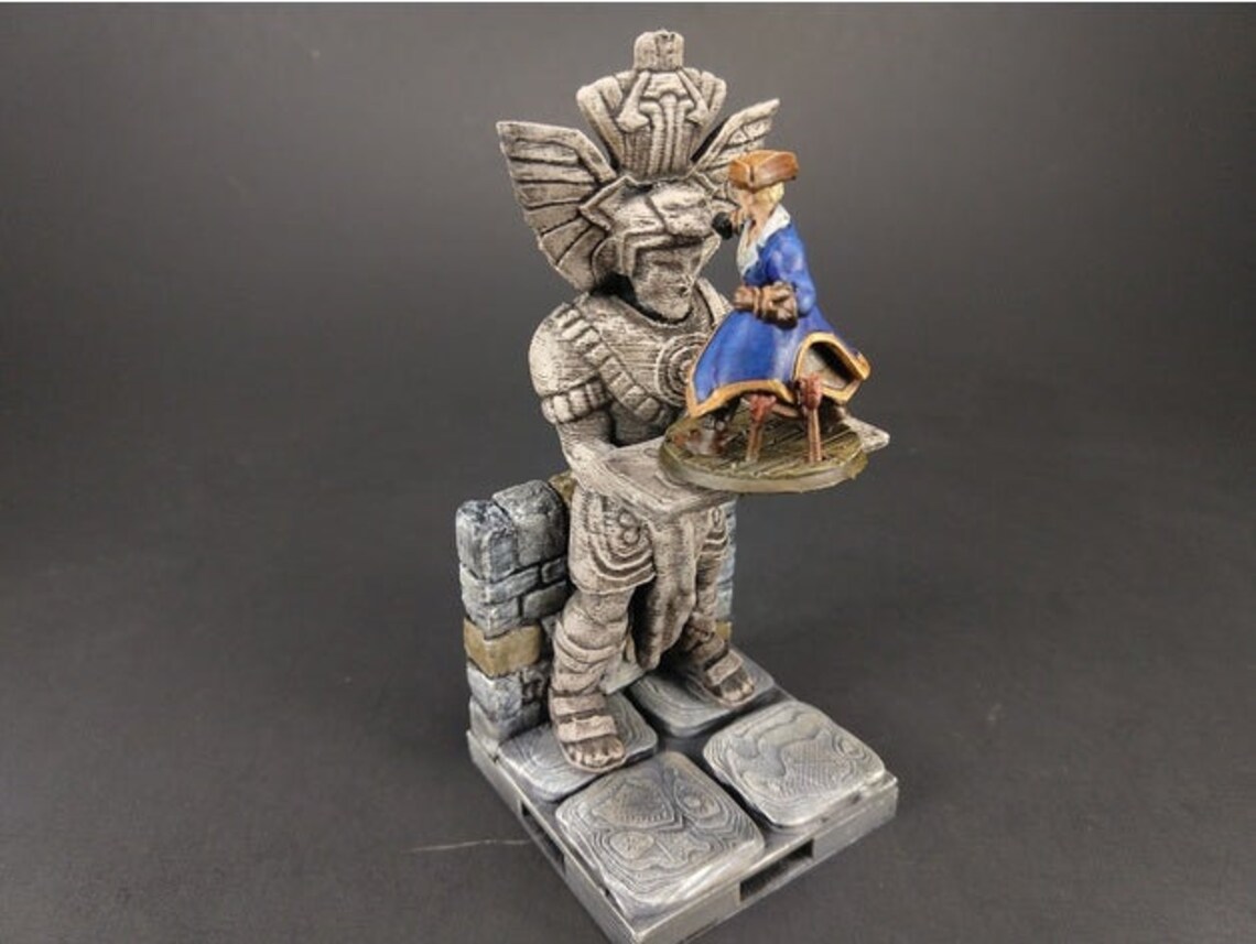 Dnd Statue With Secret Door Hidden Room Entrance Temple - Etsy