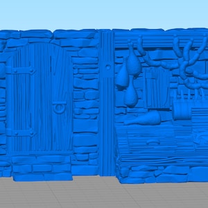 Dnd Terrace Shop Front Store Facade for Village Town Townsfolk Scatter ...