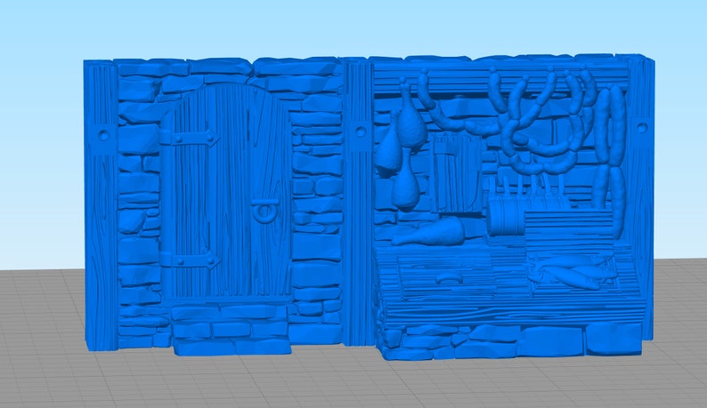 Dnd Terrace Shop Front Store Facade for Village Town Townsfolk Scatter ...