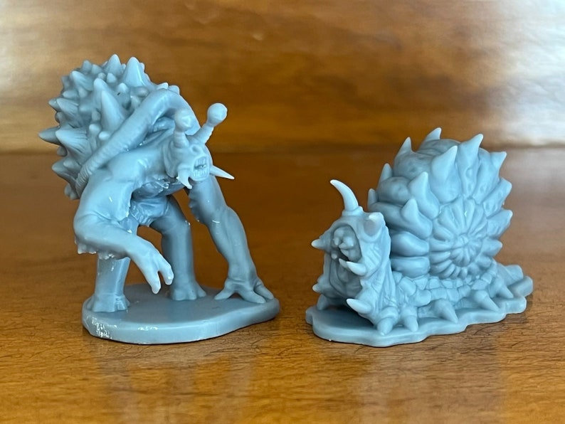 Dnd Snail Race Set Slugs Swamp Forest Creatures Familiar Slime - Etsy