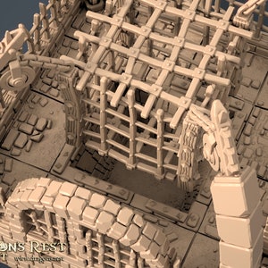 Dnd Cage Build for Terror in the Tundra Heroquest Underground Caverns ...