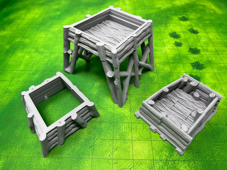 Dnd Primitive Watchtower Sentinel Tower Guard War Battle Fort Fortress ...
