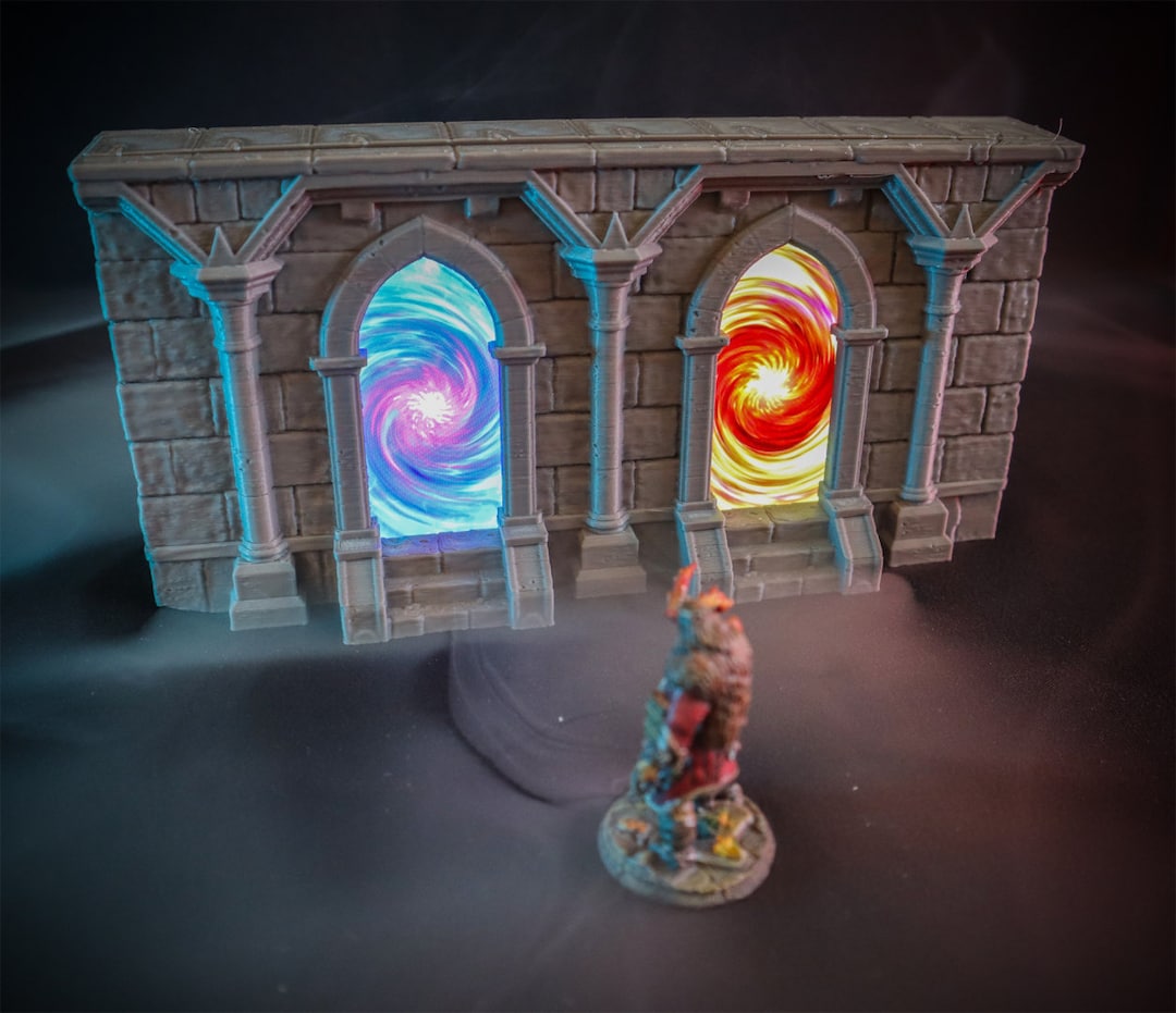 Dnd Animated Double Portal Doors Insert PHONE 4 Video Effects Tabletop ...