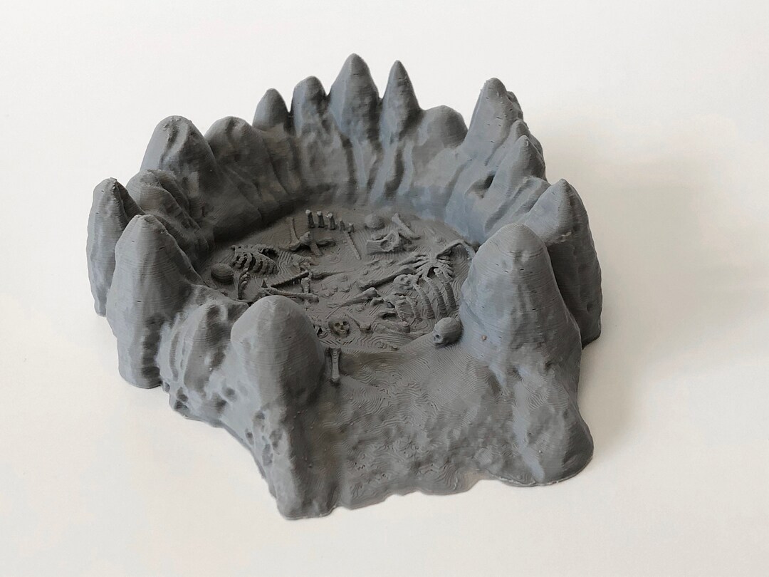 Dnd Bone Pit Cavern- 28mm Tabletop Miniature Terrain RPG D&D Boneyard ...