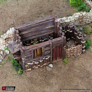 Dnd Small Shanty Shack From King and Country Medieval Slums Village ...