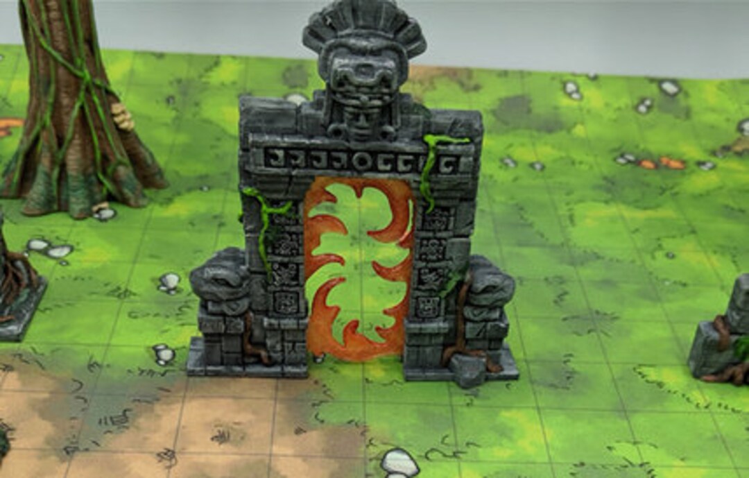 Dnd Ancient Portal Jungle Tribe Dimensional Gateway Wormhole Tabletop ...