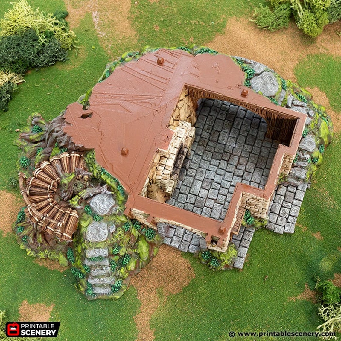 Dnd Master Builders Workshop Hobbit Halfling Hole Rise of the Halflings ...