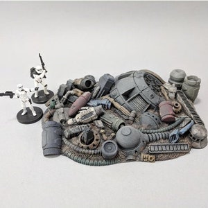 Dnd Spaceport Scrap Pile A Droid Junkyard Sci-fi Star Wars Legion ...
