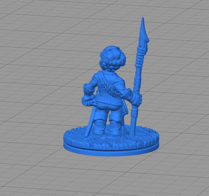 Dnd Female Gnome 28mm Miniatures RESIN Wargaming Terrain | Etsy