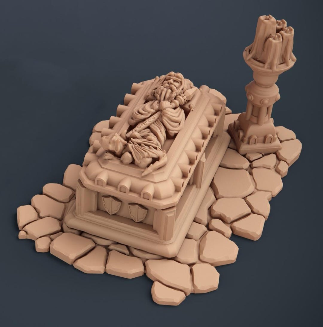 Dnd Tomb Coffin Sarcophagus Cemetery Graveyard Mausoleum Burial Grounds ...