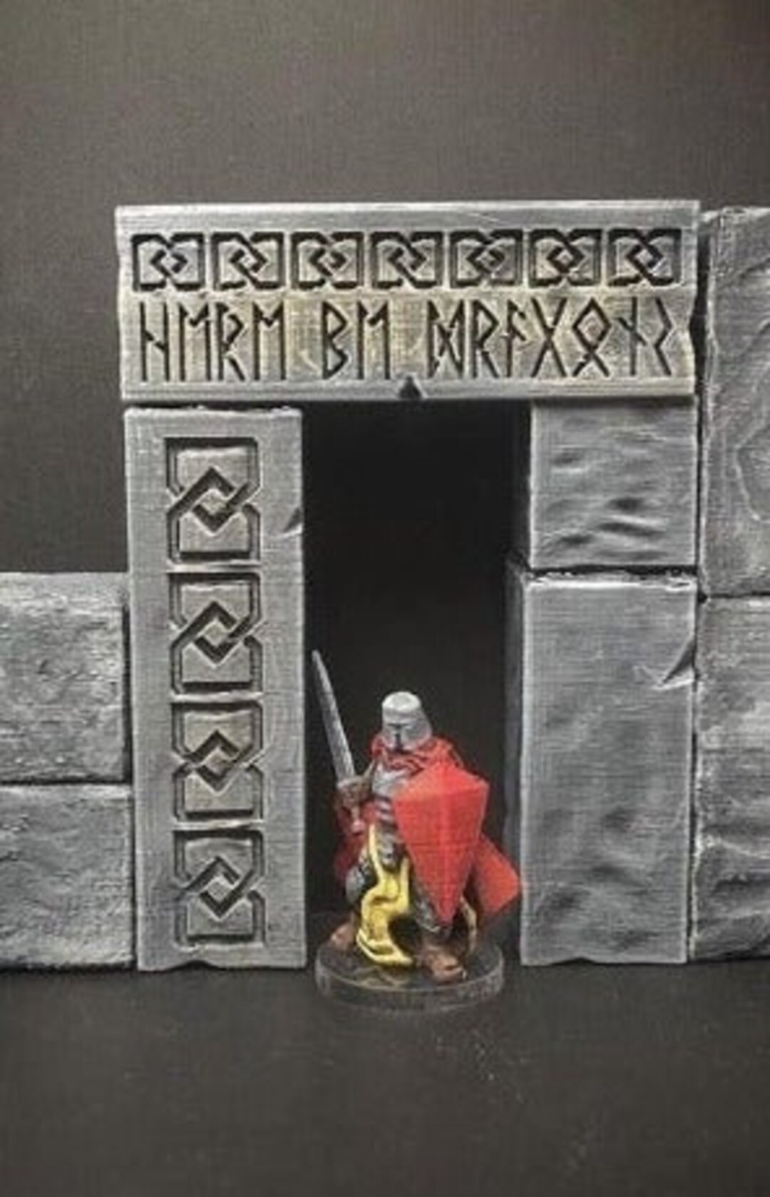 Dnd Ancient Stone Rune Gateway Arch 28mm Tabletop Scatter Terrain ...