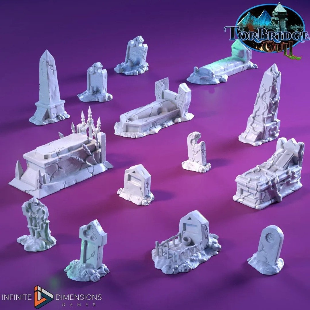 Dnd Gravestones Cemetery Headstones Scatter Torbridge Cull Tabletop ...