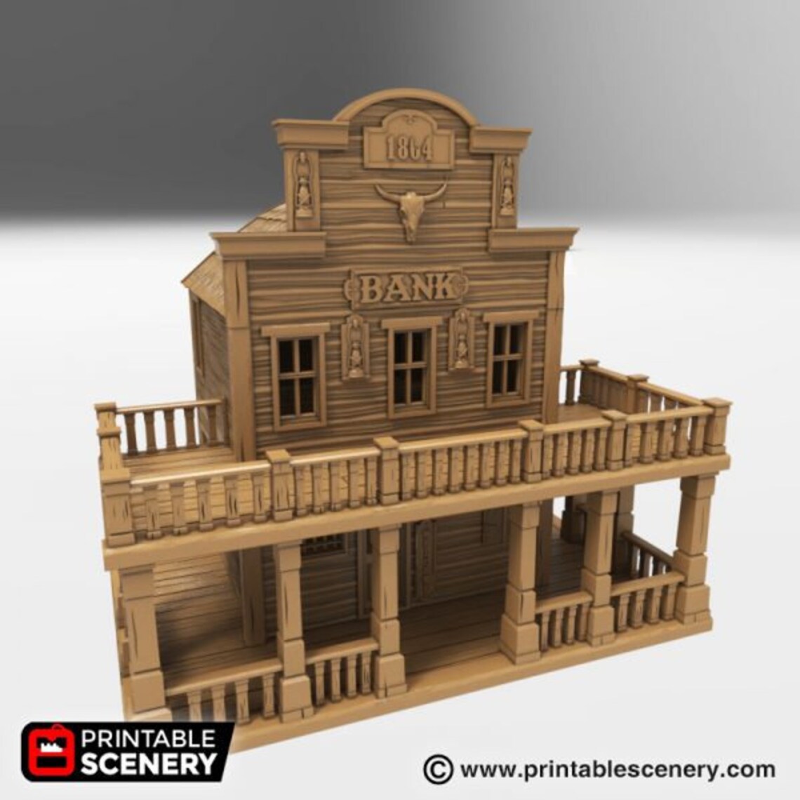 Dnd Bank Wild West Western Civil War Railroad Railway Tabletop Scatter ...