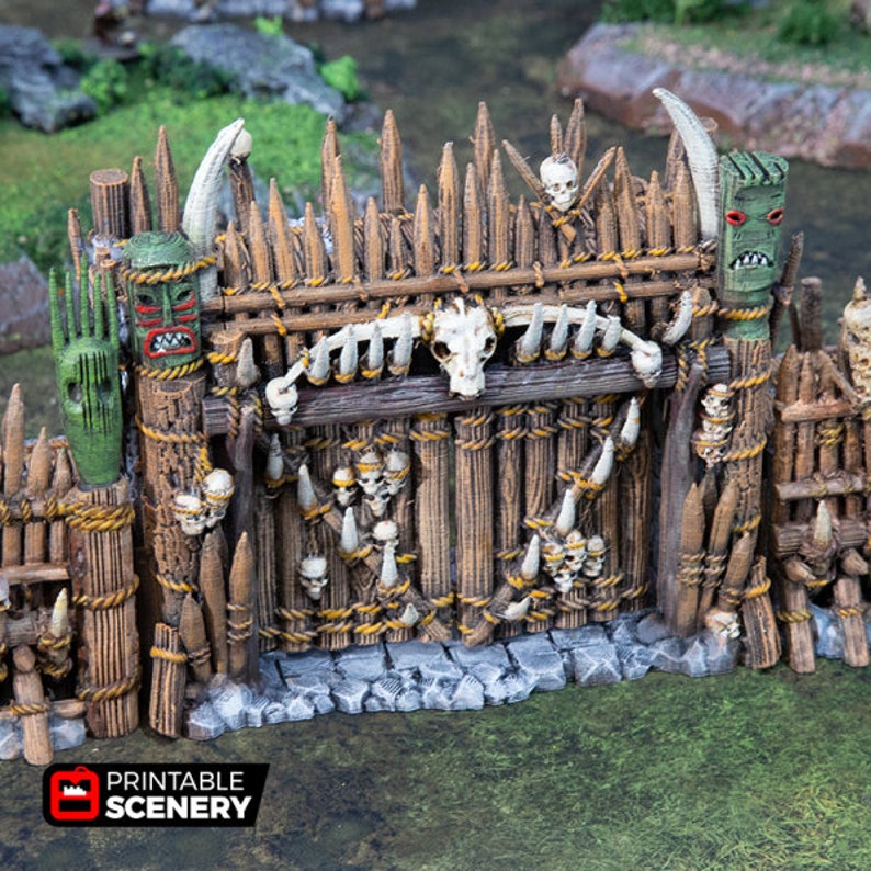 Dnd Orc Tribal Entry Gates Lost Islands Barbarian Tribe Tabletop ...