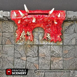 Dnd Tormented Hellish Portal Gate Underdark Evil Hell Tabletop Terrain RPG Dungeons and Dragons ...