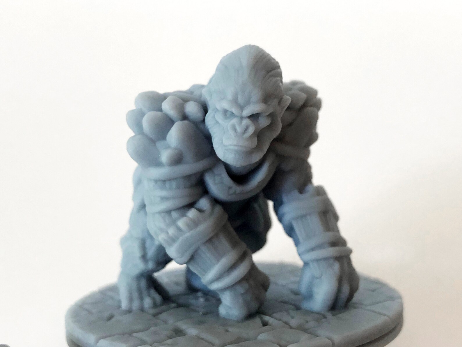 Dnd Armored Gorilla Ape Primate Jungle Wild Beast Miniature - Etsy