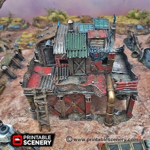 Dnd Survivalist Shack Urban Modern Gaslands Wasteland Post Apocalypse ...