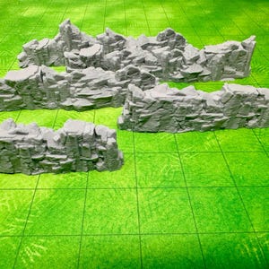 Dnd Stone Desert Rock Walls War WW2 WWII Village Scatter Skirmish ...
