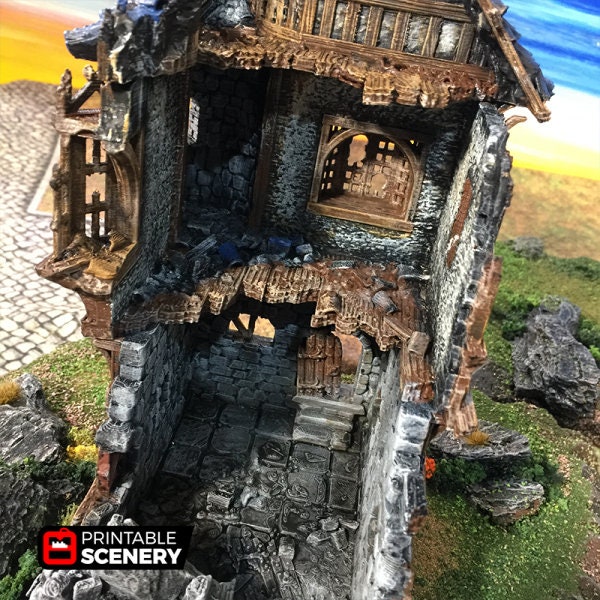 Dnd Ruined Governor's Mansion Lost Islands Port Winterdale - Etsy