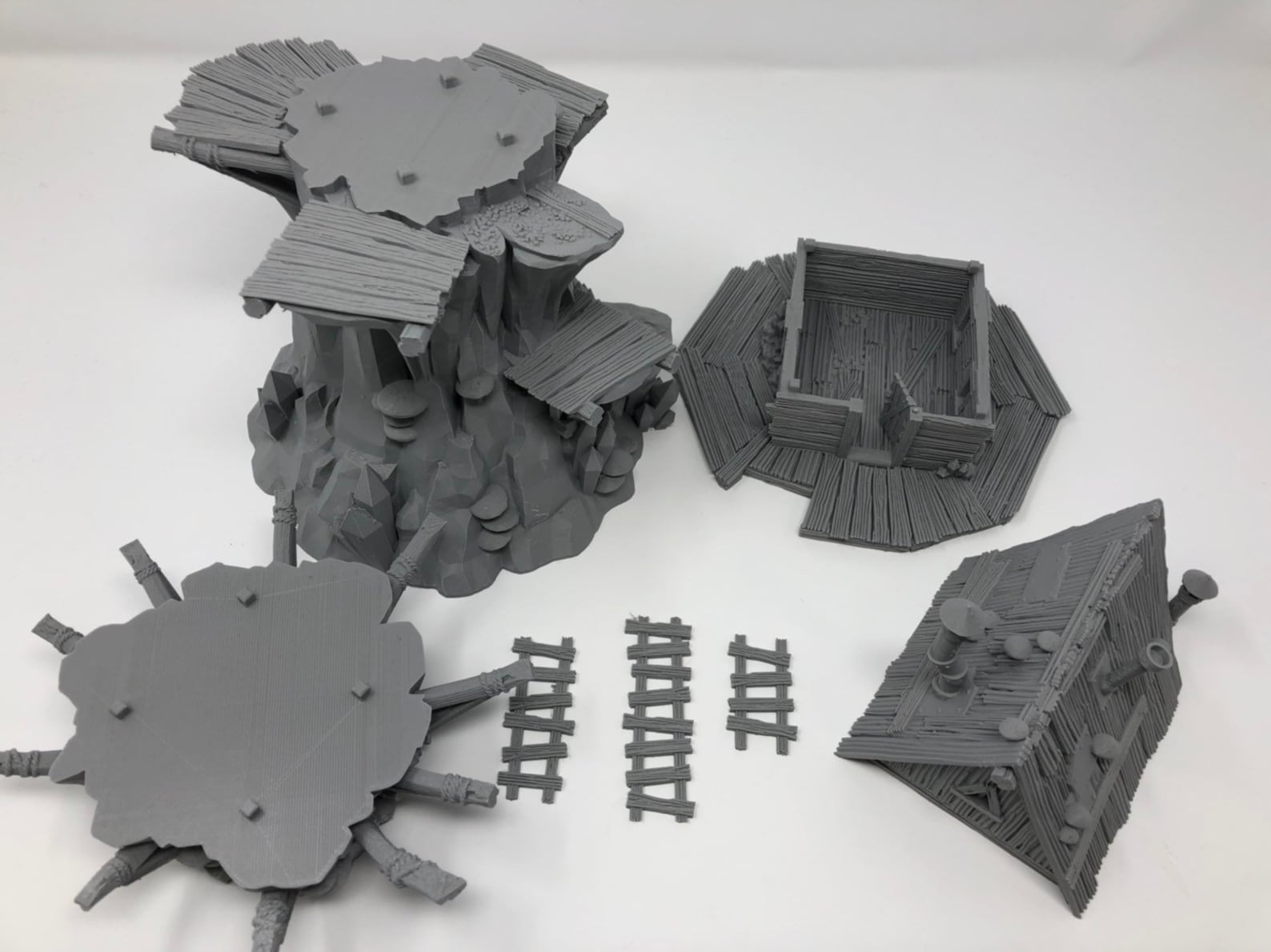 Dnd Shanty Tower Goblin Grotto Mushroom House Tabletop Scatter Terrain ...