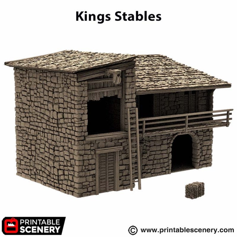 Dnd Kings Stables Horse Coach House King and Country Village - Etsy