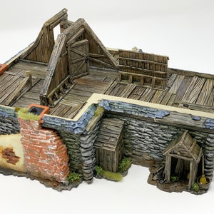 Dnd Last Hearth Inn Kitchen for Village 28mm Miniature Terrain RPG D&D ...
