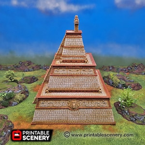 Dnd Aspect of the Gods Pyramid Aztec Ruins Stargate Tabletop Scatter ...